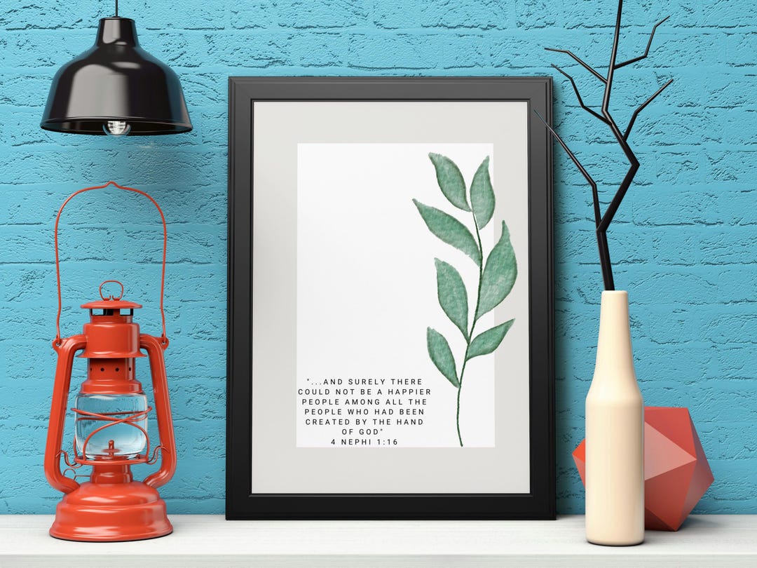 Book of Mormon Art Print LDS Wall Art - Etsy