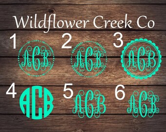 Yeti monogram | Etsy