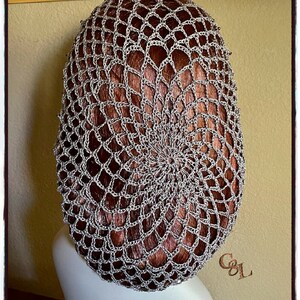 Medieval Renaissance Victorian Taupe Snood With Bronze Glass Beads ...