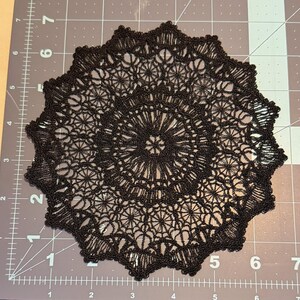 Black or White Lace Intricate Web Doily | FSL | Embellishments ...