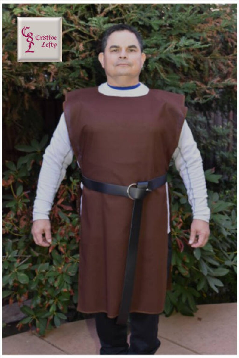 Tabards with Finished Edges Handmade Cotton Medieval | Etsy