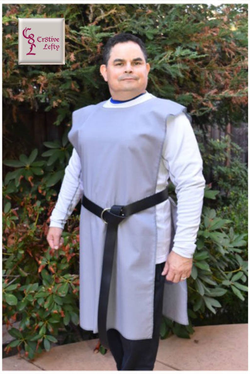 Tabards with Finished Edges Handmade Cotton Medieval | Etsy