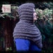 Coffee Bean Saxon Style Hooded Cowl | Renaissance | Medieval | Fathers ...