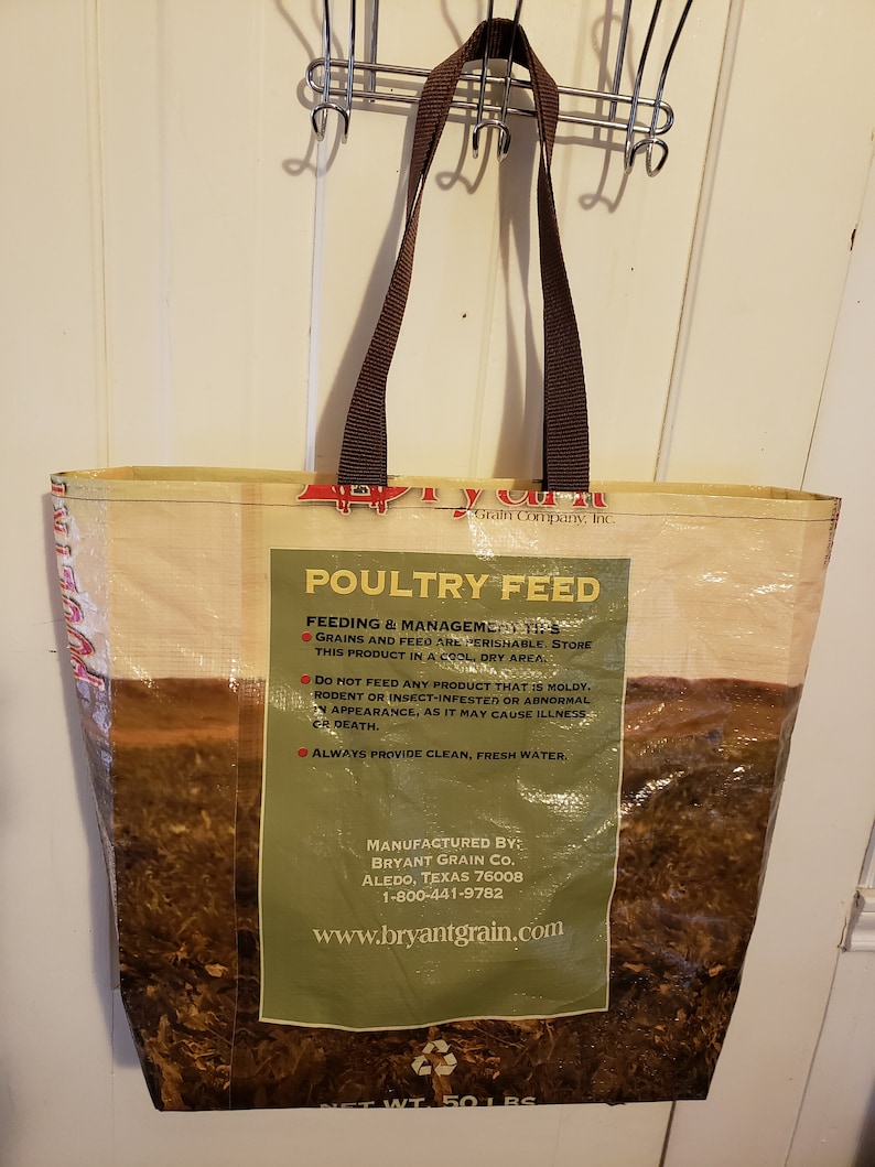 Chicken Hen and Rooster Feed Sack Tote Bag - Etsy