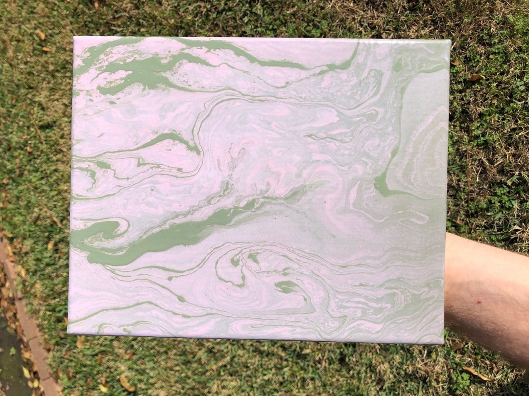 Two Color Swirl Painting - Etsy