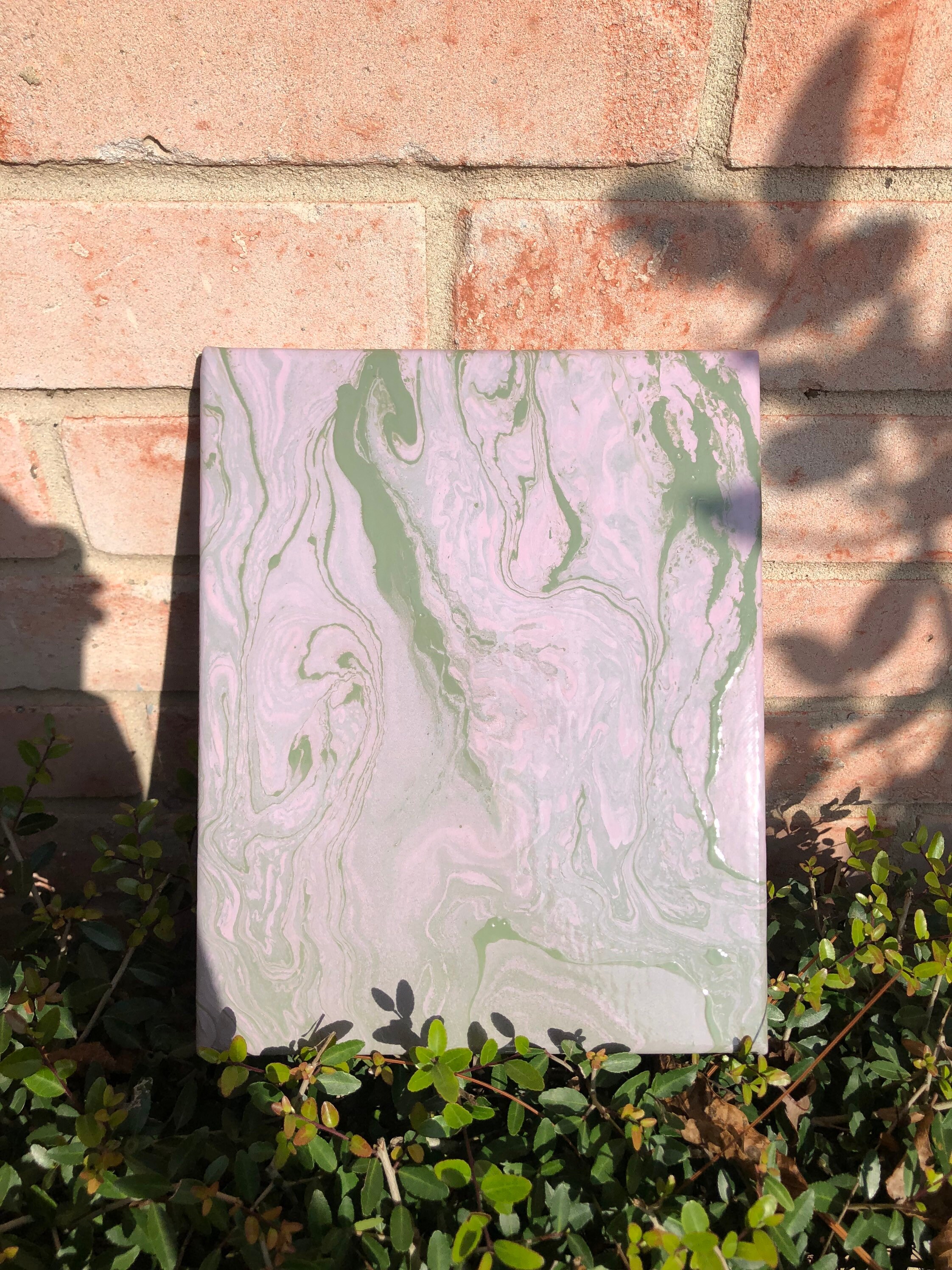 Two Color Swirl Painting - Etsy