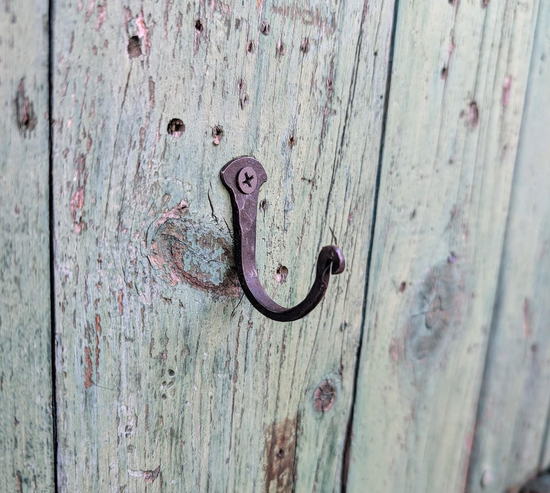 Hand Forged Nail Hook - Etsy
