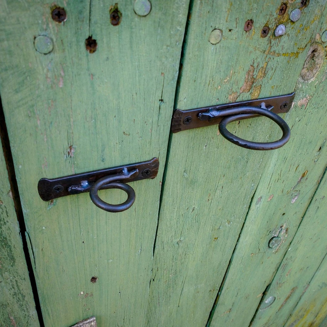 Hand Forged Rustic Loop Style Door Handle, Drawer Pull - Etsy