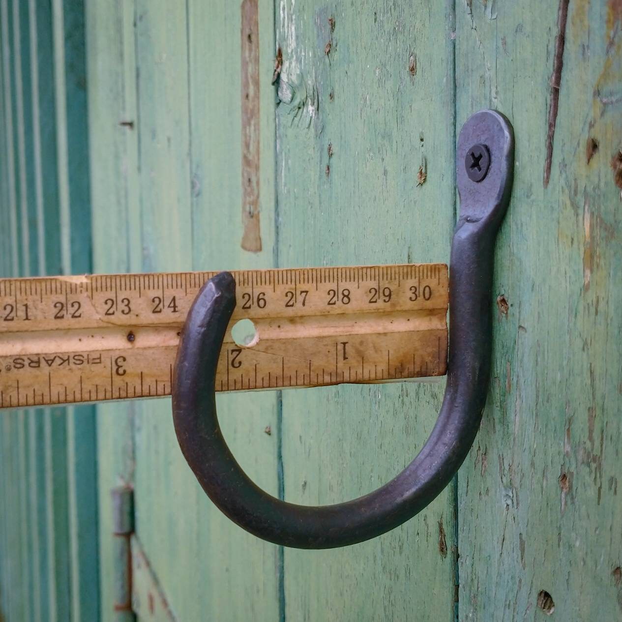 Hand Forged Heavy Duty Basic J Hooks Thumbprint Hooks - Etsy