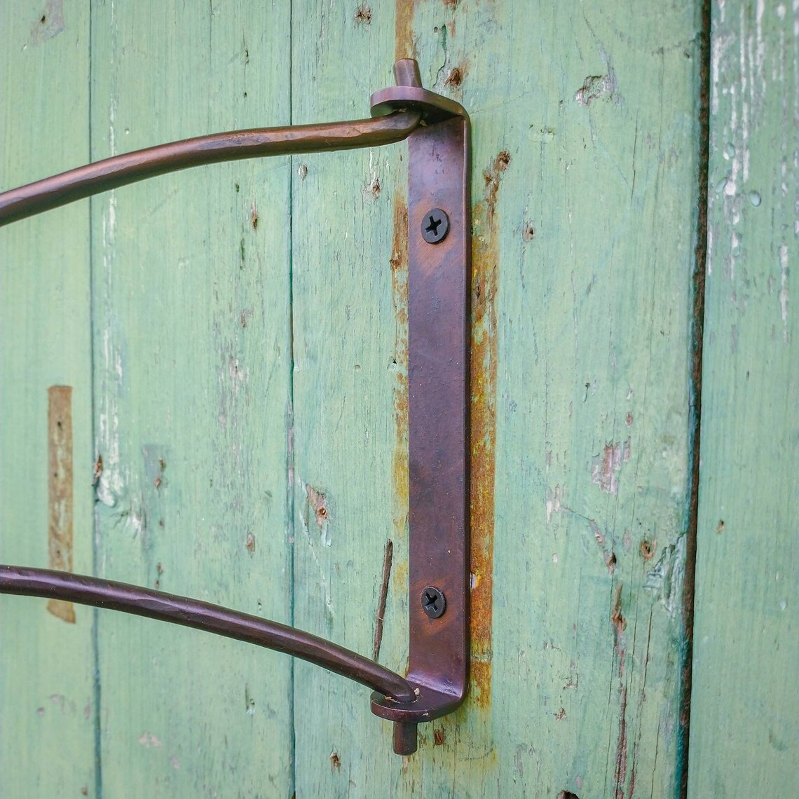 Hand Forged Swinging Plant Hanger, Design No. 10, Custom Made - Etsy