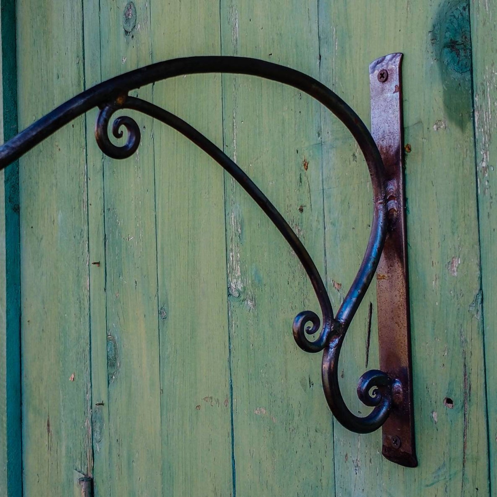 Hand Forged Curved Heavy Duty Plant Hanger Design No. 7 - Etsy