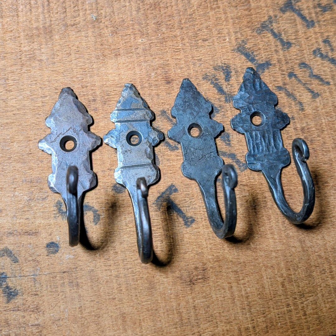 Hand Forged Steel Mushroom Fire Hydrant and Mouse Hooks - Blacksmith ...