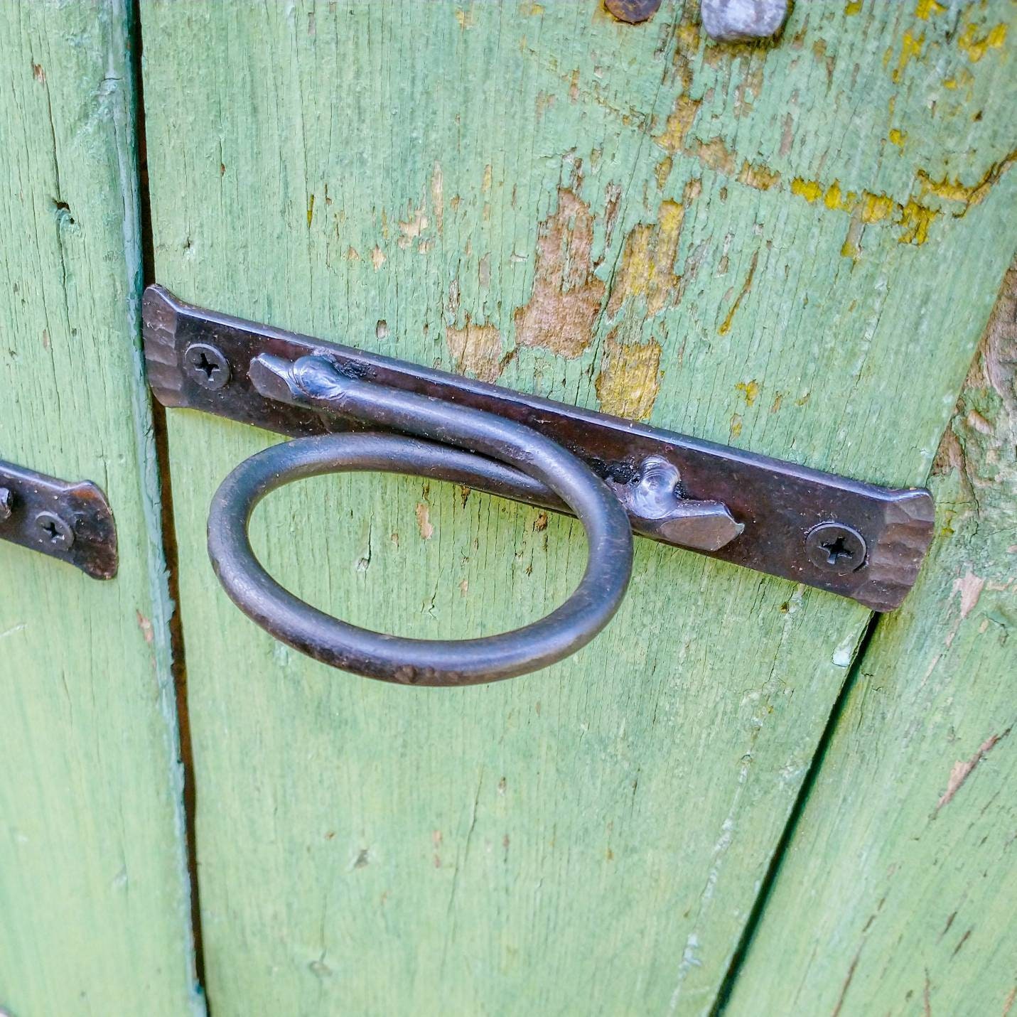 Hand Forged Rustic Loop Style Door Handle Drawer Pull - Etsy