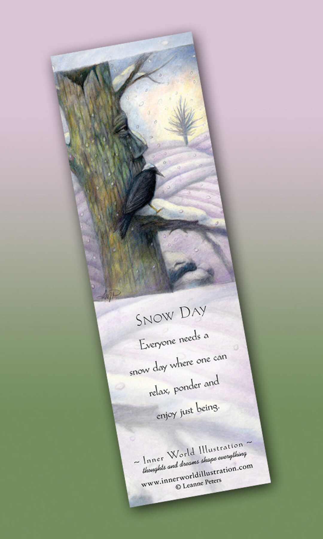 Snow Day Bookmark - Bookmarker - Bookmarking - Bookmarks for Books ...