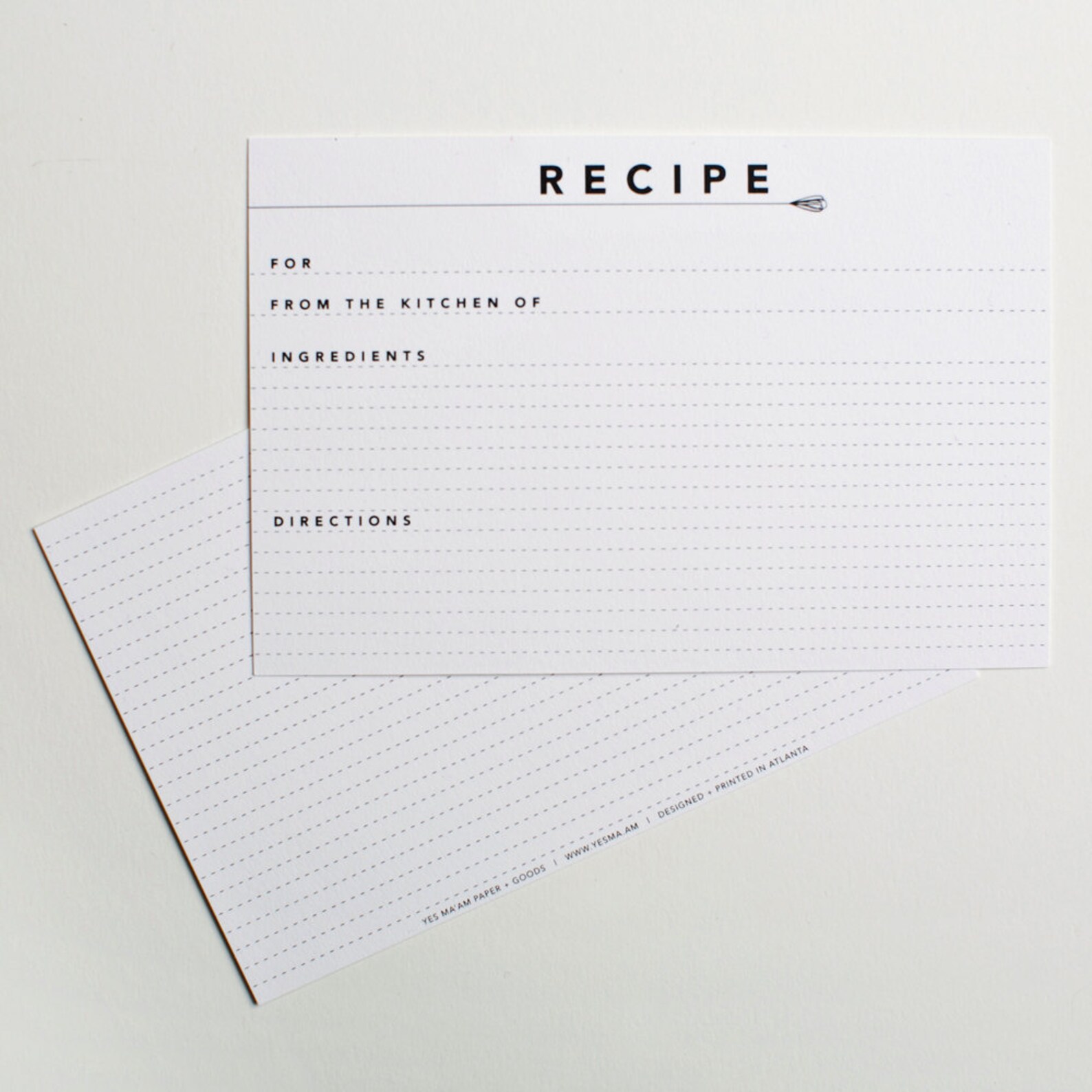 Recipe Card Set - Etsy