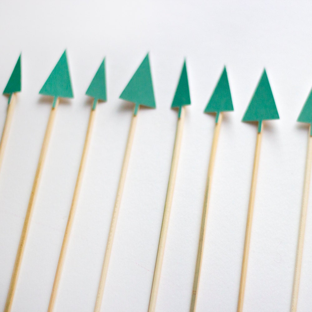 Tree Farm Papercut Cupcake Toppers | Set of 12 - Etsy