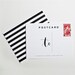 Graphic Stripe Postcard | Set of 5 - Etsy
