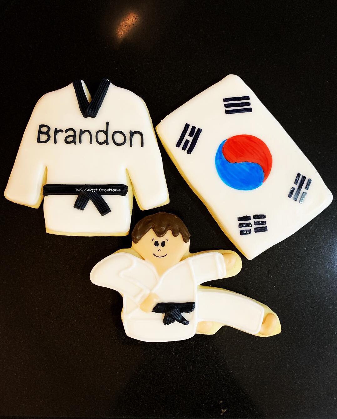 Karate Sugar Cookies Black Belt Sugar Cookies - Etsy