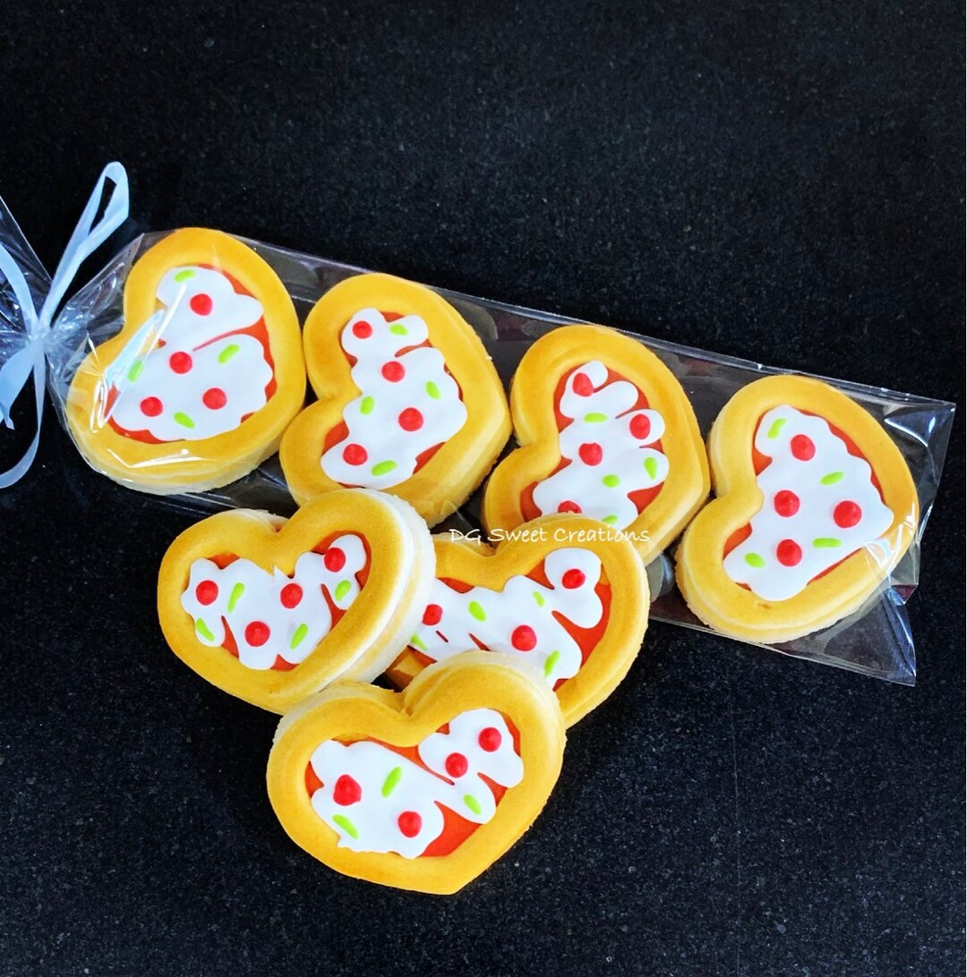 Mini Pizza Cookies - 12 Sleeves - Etsy