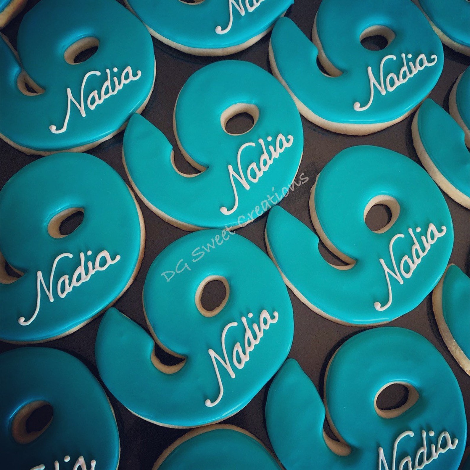 Personalized Number Sugar Cookies Birthday Cookies - Etsy