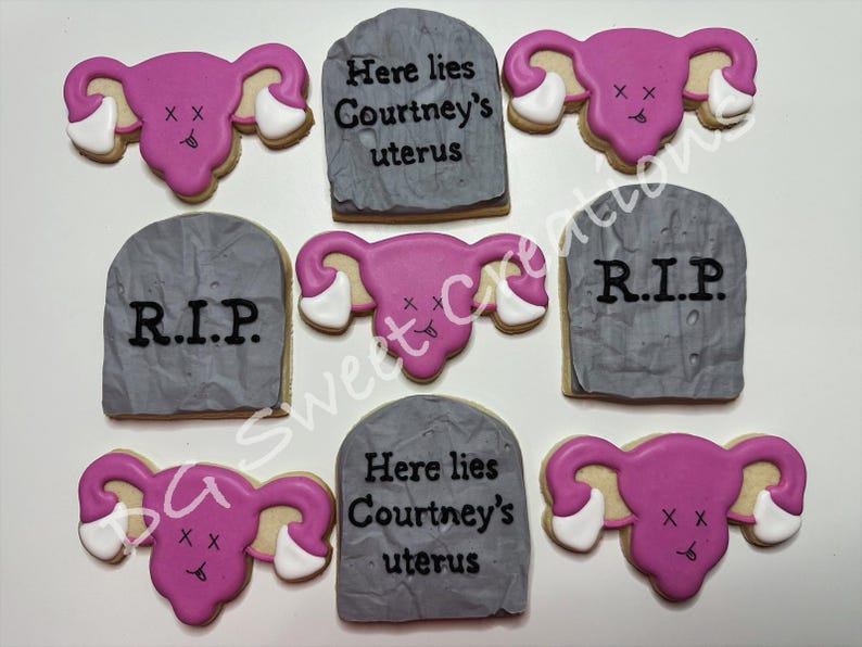 Hysterectomy Cookies - 12 Cookies - Colors Customizable - Etsy