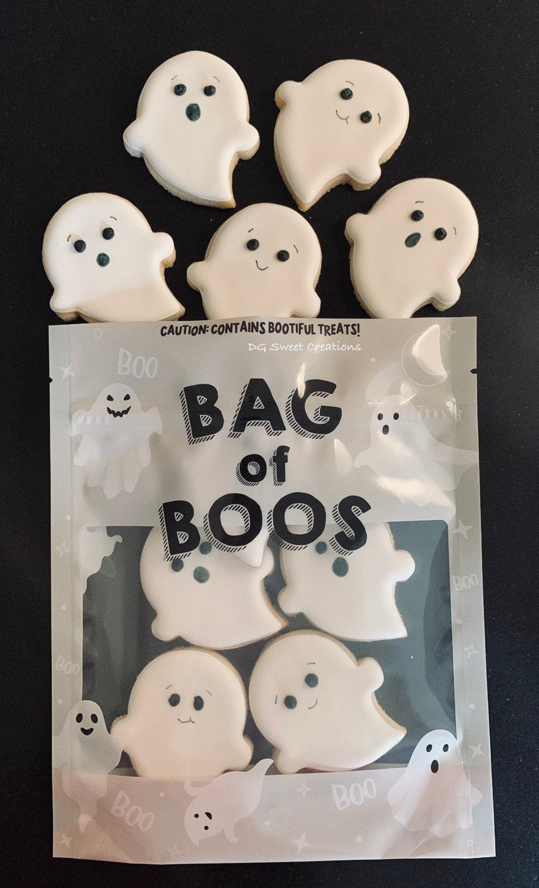 Ghost Cookies - You’ve Been Booed - 12 Small Cookie - Etsy