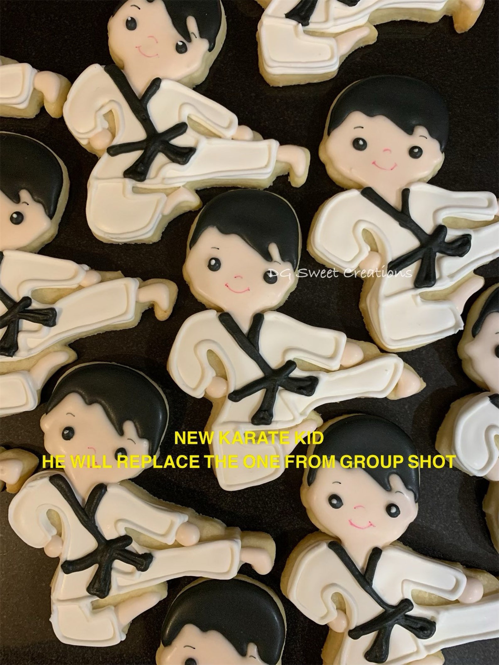 Karate Sugar Cookies Black Belt Sugar Cookies - Etsy