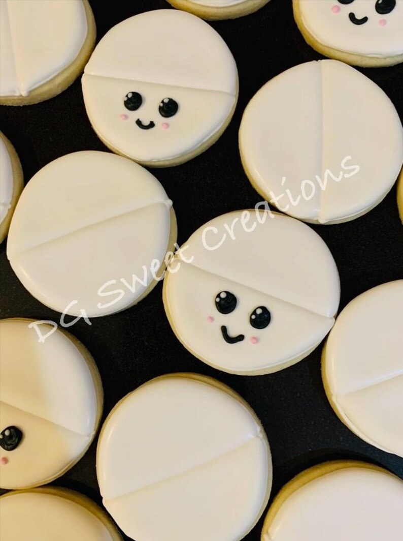 Pill Cookies - Happy Pill Sugar Cookie Pouch - Nurse Gift - 12 Mini ...