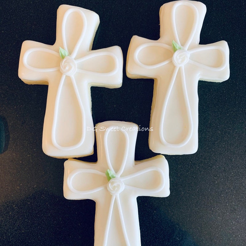 Cross Sugar Cookies - Etsy