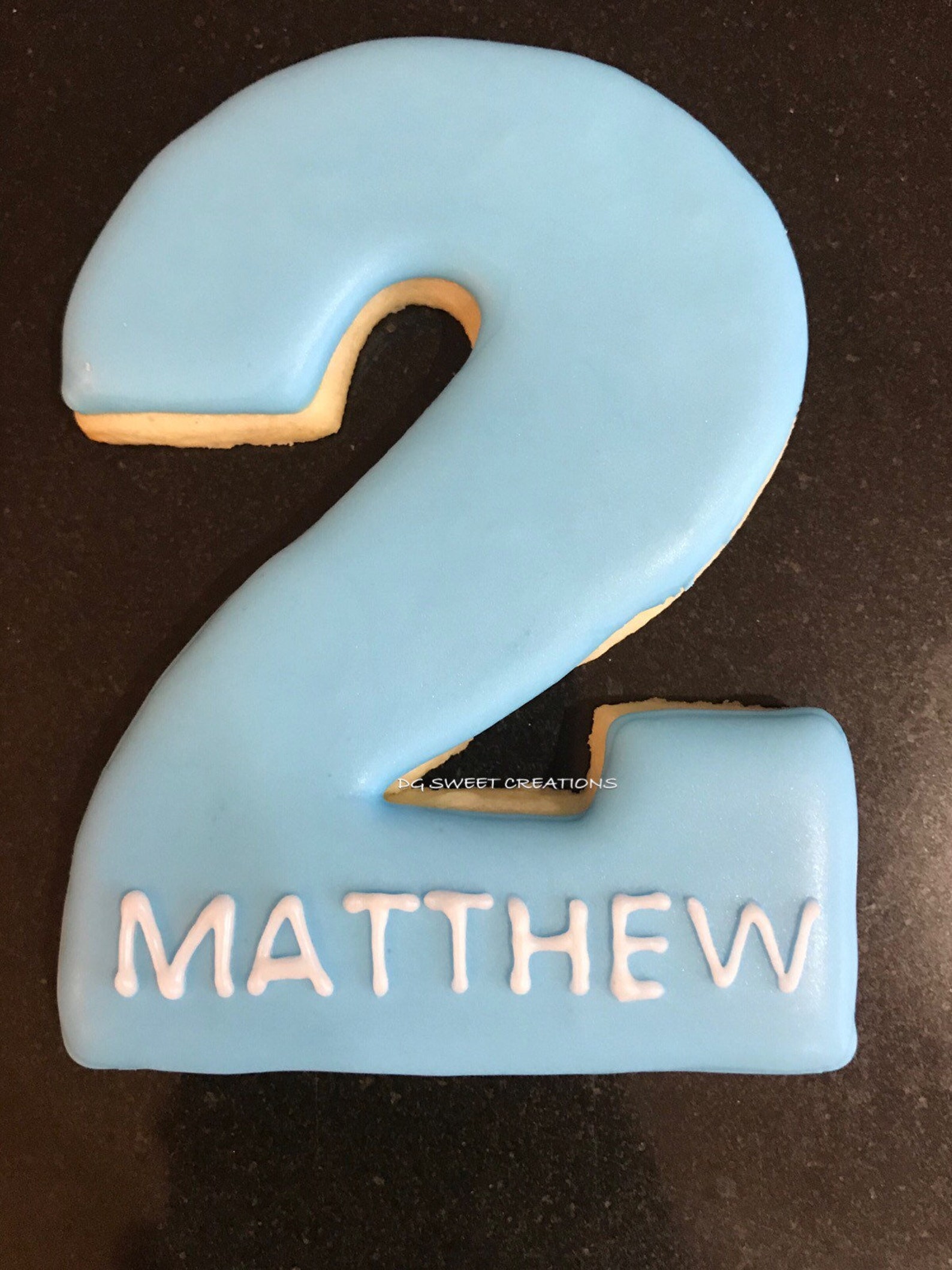 Personalized Number Sugar Cookies Birthday Cookies - Etsy