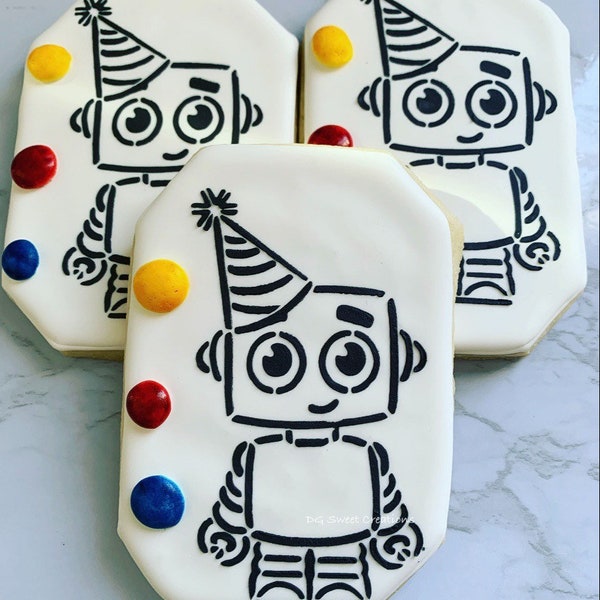 Robot Cookies - Etsy
