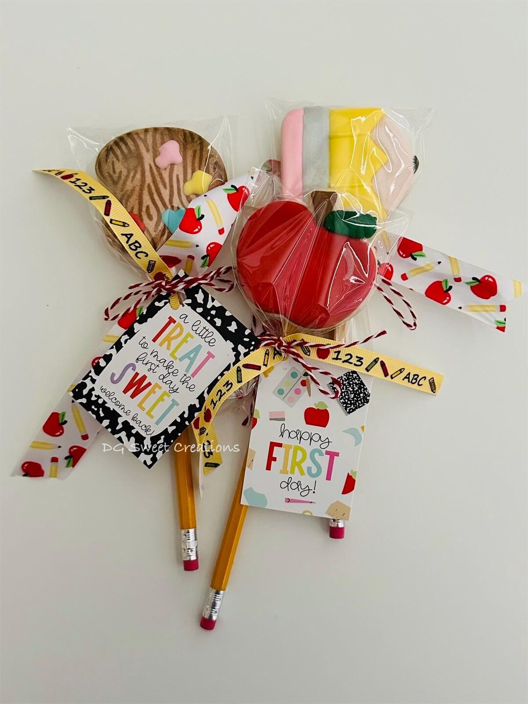 Back to School Cookies - 6 Mini Cookies - Etsy