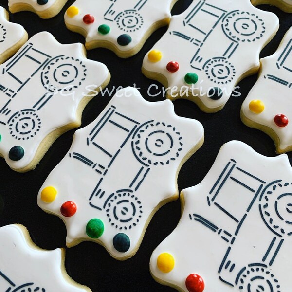 Tractor Cookies - Etsy
