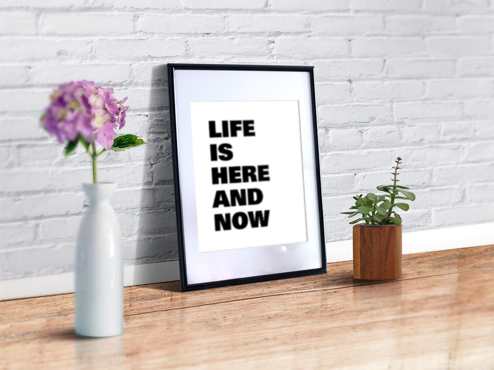 Black and White Positive Quote Poster, Minimalist Art Modern Style ...