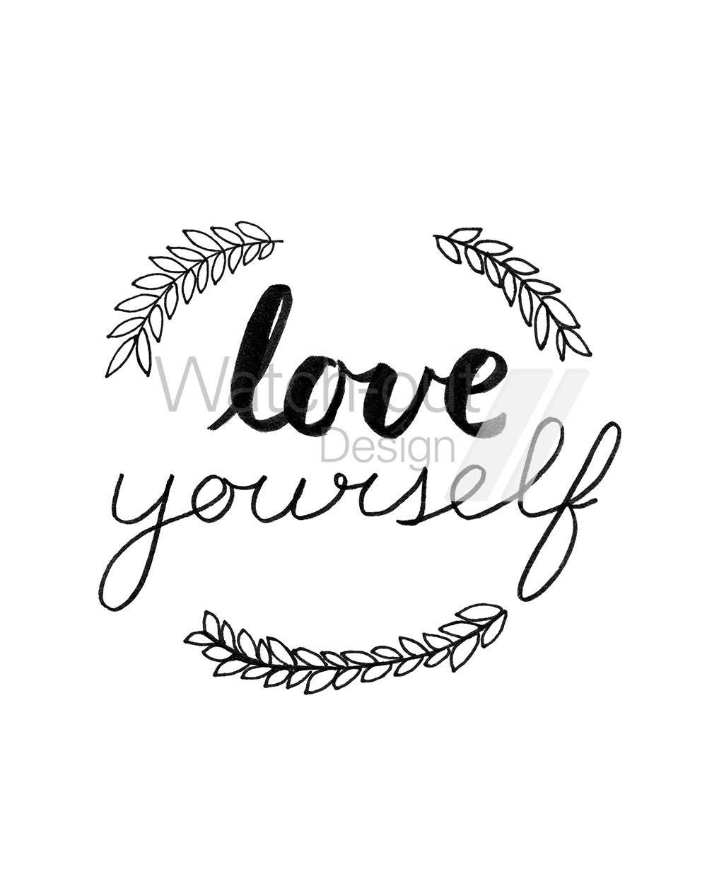 Motivational Black and White Positive Quote Poster - Wall, Studio ...