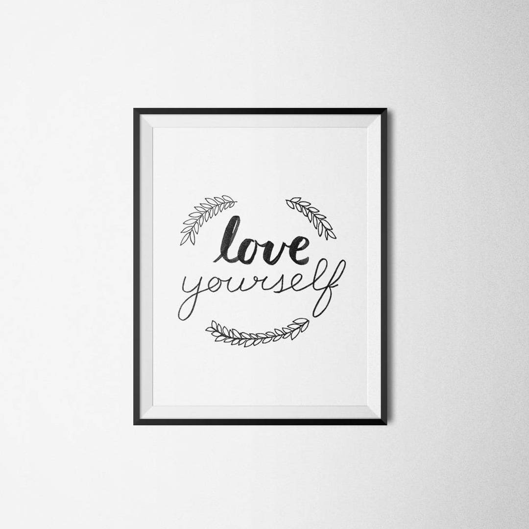 Motivational Black and White Positive Quote Poster - Wall, Studio ...