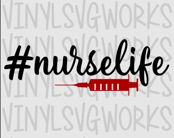 Nurse Hashtag Svg - Etsy