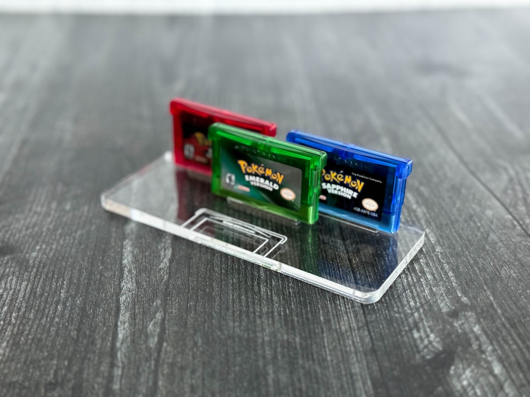 Game Boy Advance Triple Cartridge Display Stand Custom Nintendo Display ...