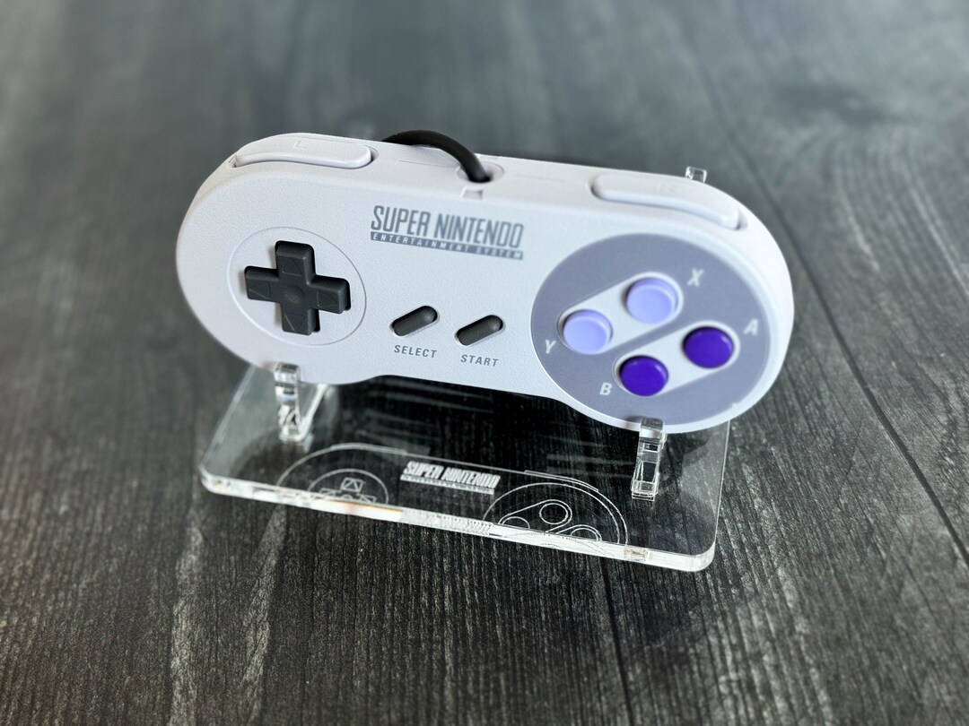 Super Nintendo Controller Display Stand SNES Custom Nintendo Display - Etsy