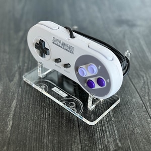 Super Nintendo Controller Display Stand SNES Custom Nintendo Display - Etsy