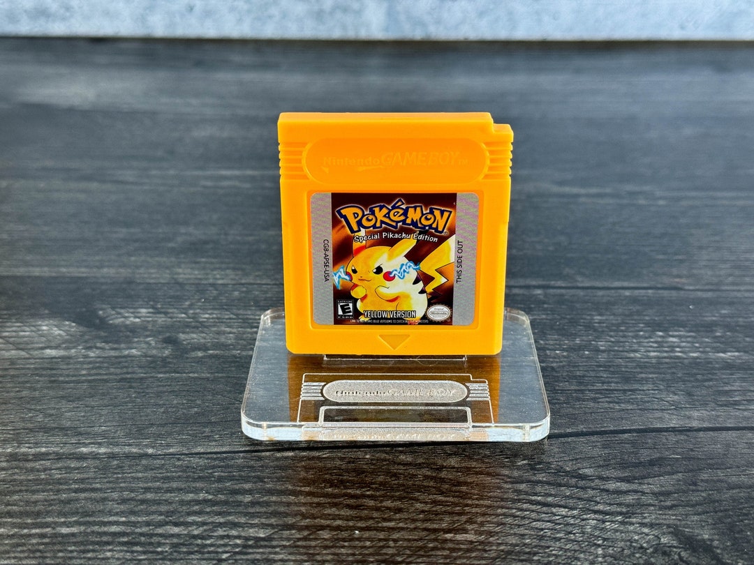 Pokemon Yellow Version Reproduction Cartridge for Game Boy and Game Boy ...