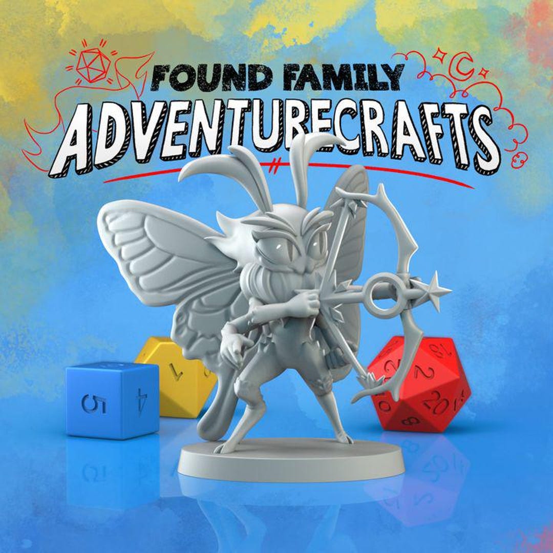 Butterfly Ranger | Dnd/table Top Mini | Found Family Adventure Crafts ...