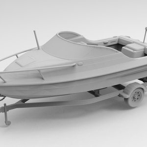 Ho 1/87 Scale Bayliner on Trailer Boat 3d Resin Printed - Etsy