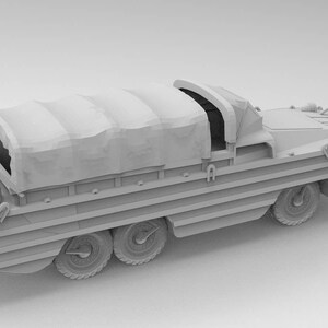 1/87 Ho Scale Military DUKW Duck Boat Printed in High Resolution Clear ...