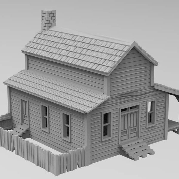 Wooden Buildings Diorama - Etsy