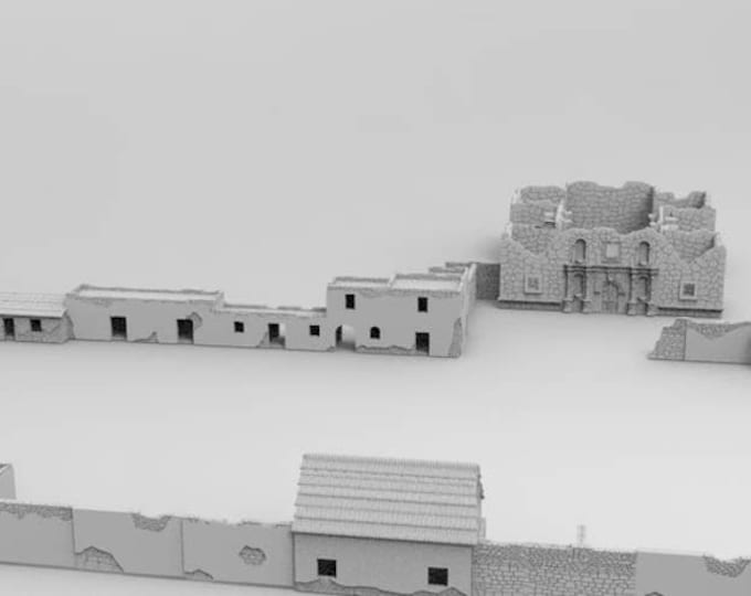 The ALAMO by WOW Buildings 3D Printable STL Immediate Download ...