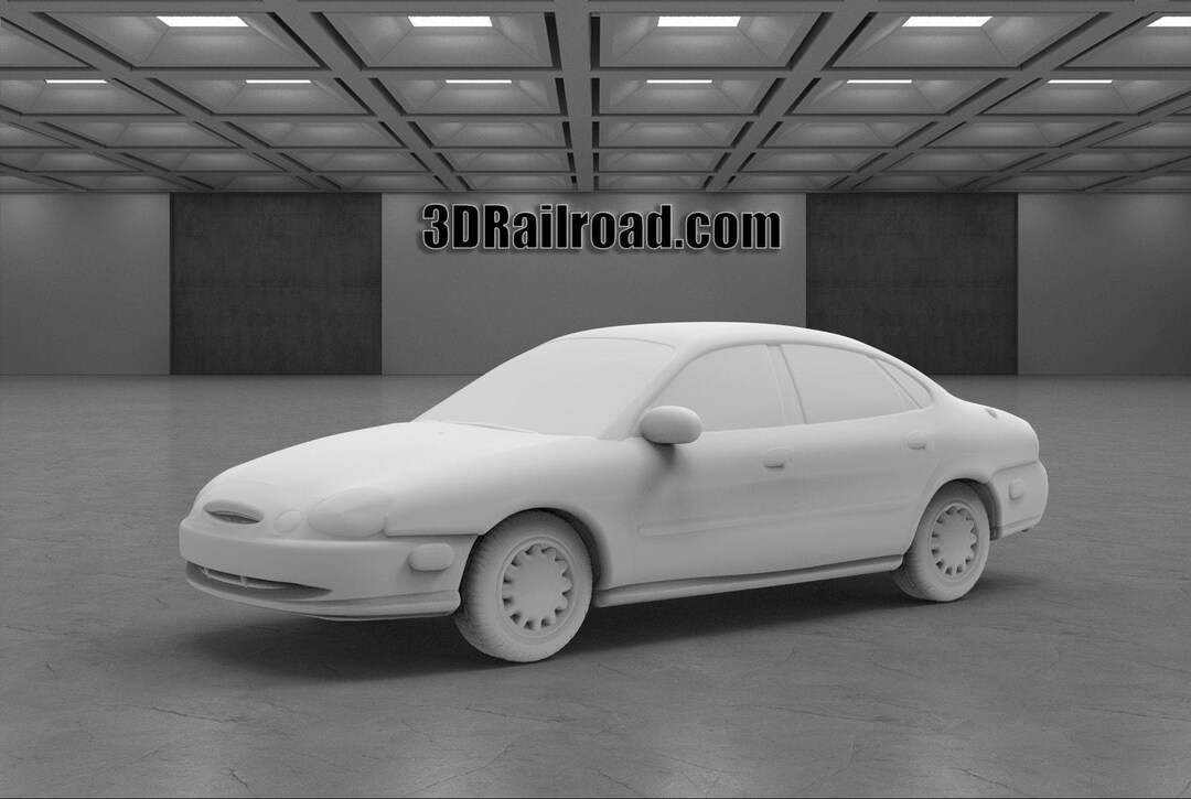 N Scale 1/160 1996 Ford Taurus 3d Printed in Clear Resin - Etsy