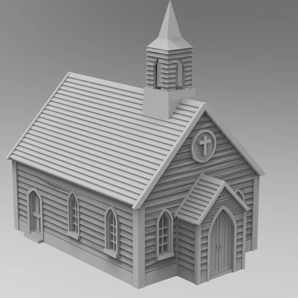 Scale Model Church - Etsy