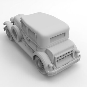 N Scale 1/160 1929 Ford Model A Tudor Printed in Clear Resin - Etsy Canada