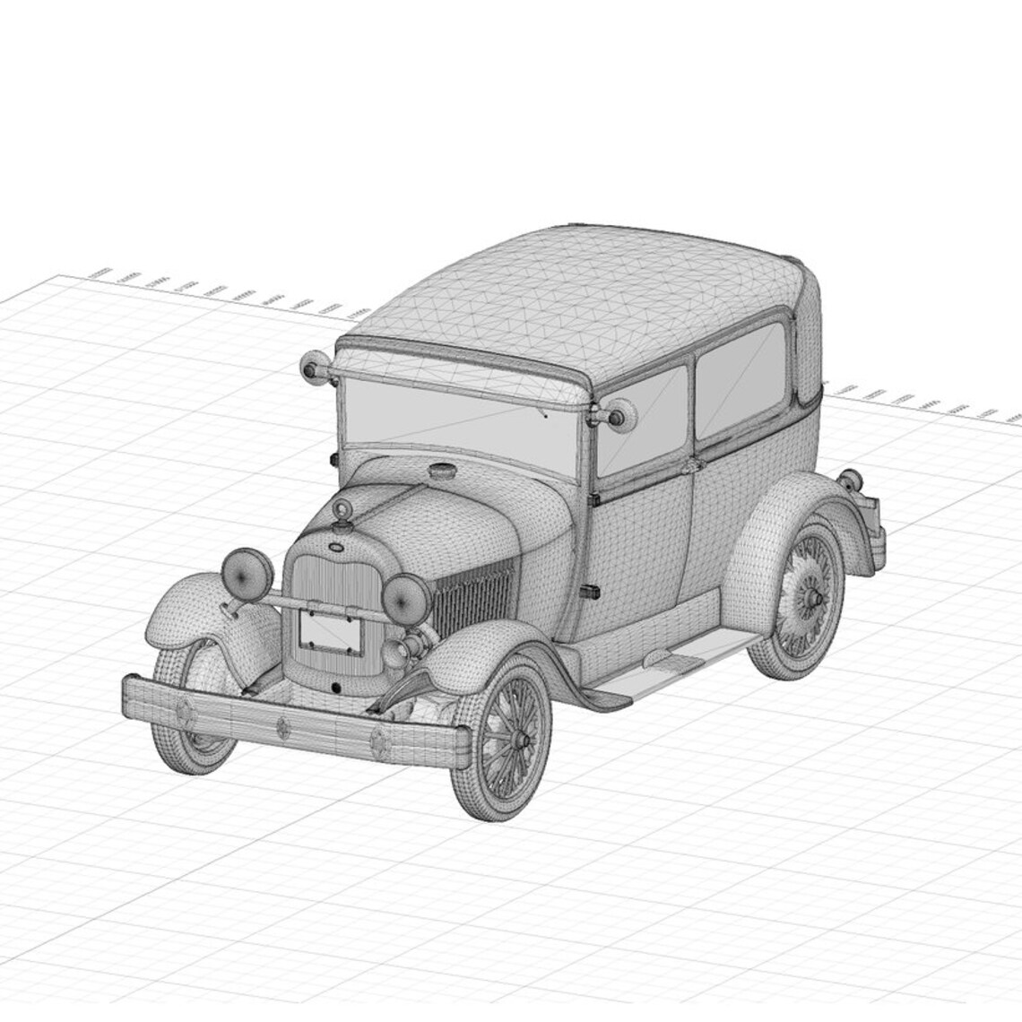 N Scale 1/160 1929 Ford Model A Tudor Printed in Clear Resin - Etsy Canada